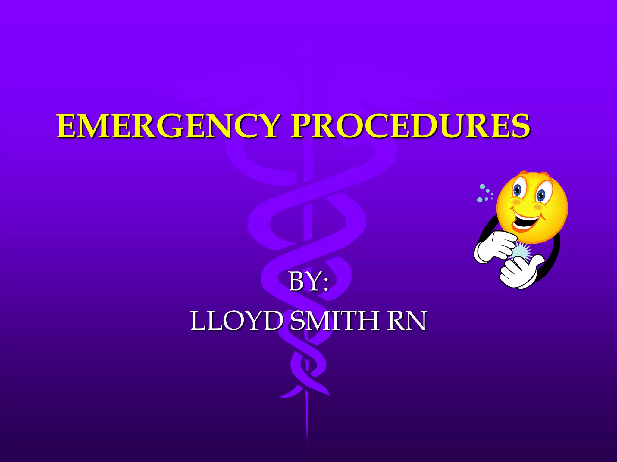 Emergency procedures training | PPT