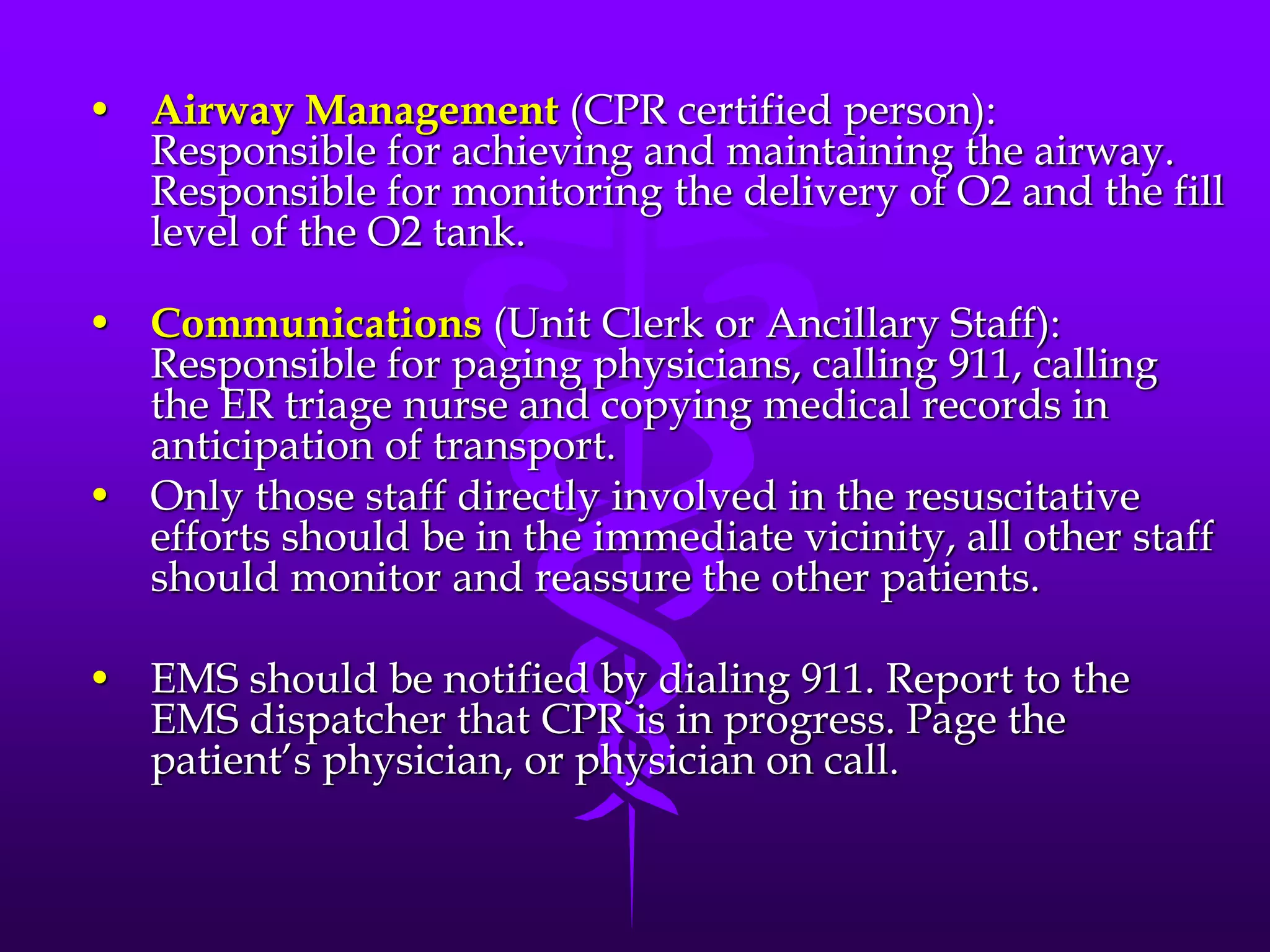 Emergency procedures training | PPT