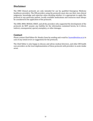 EMERGENCY PROTOCOLS and Management of emergency condition | PDF