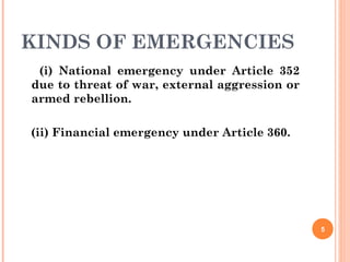 Emergency provisions | PPT