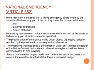 Emergency provisions | PPTX