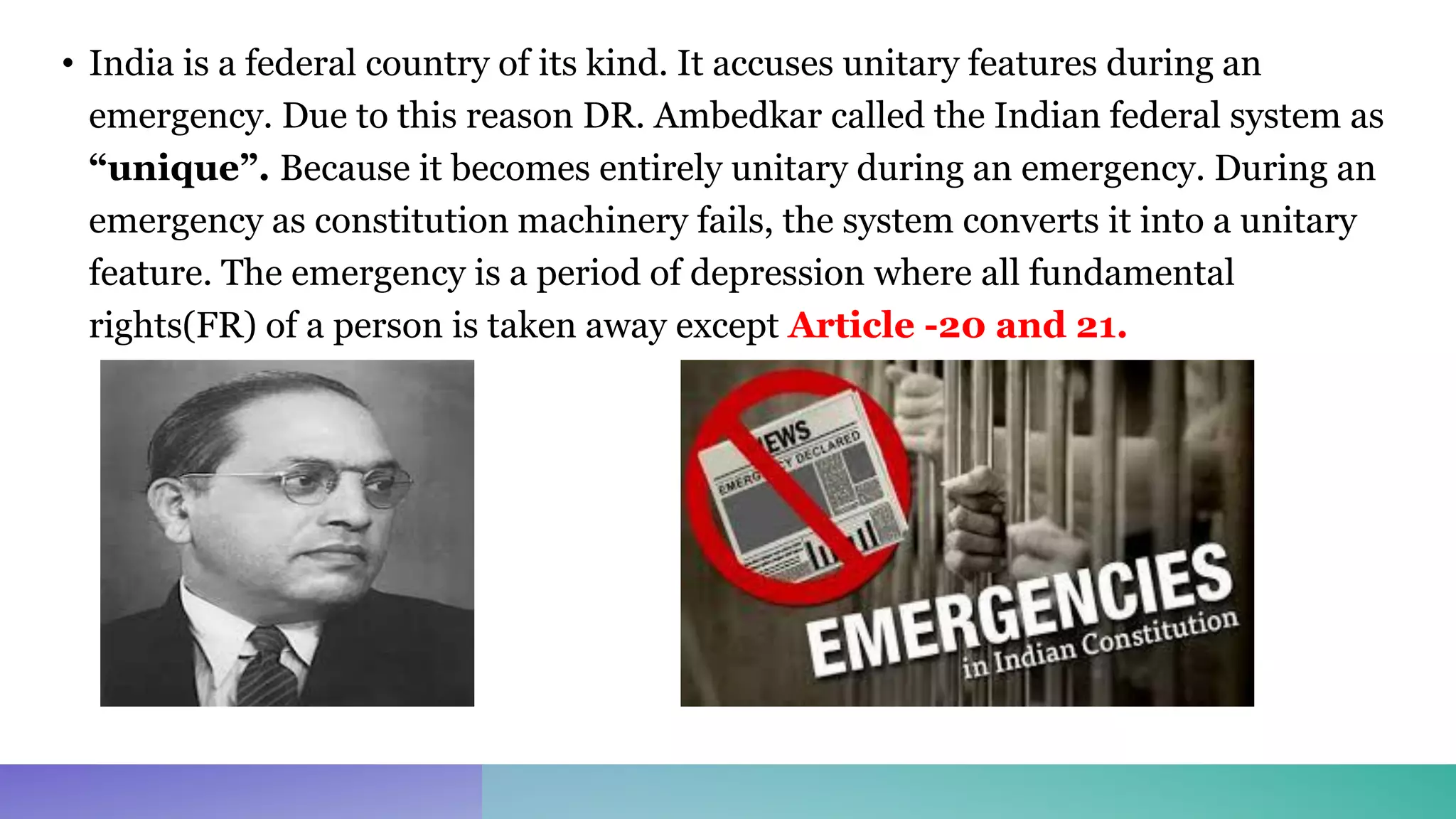 EMERGENCY PROVISION (PART -18) [Brief Notes] | PDF