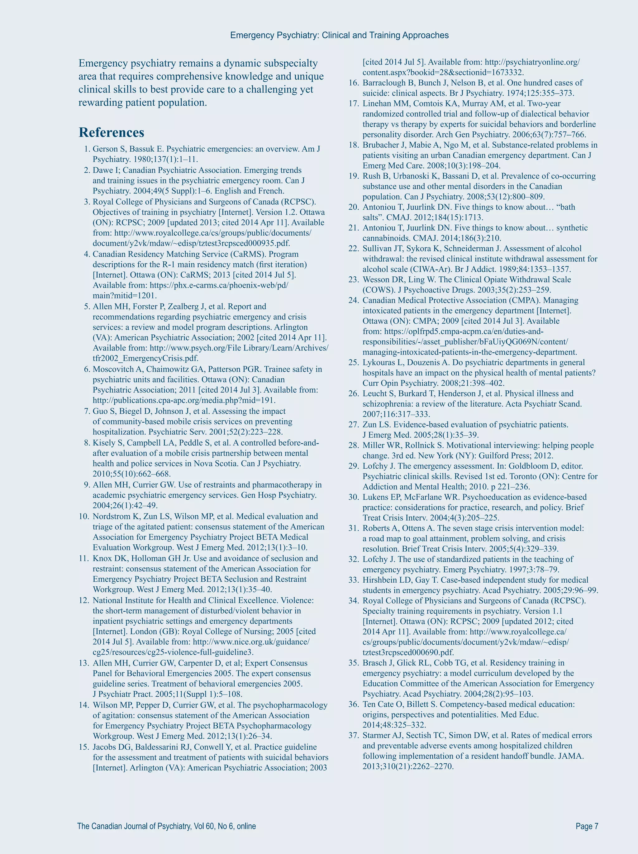 Emergency Psychiatry clinical and training approaches.pdf