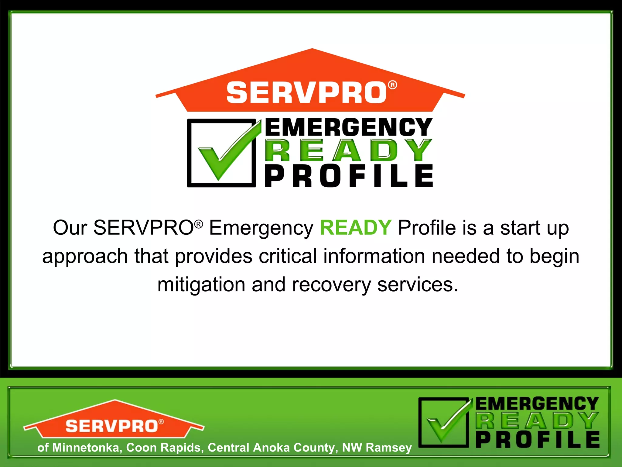 Emergency Ready Profile | PPT