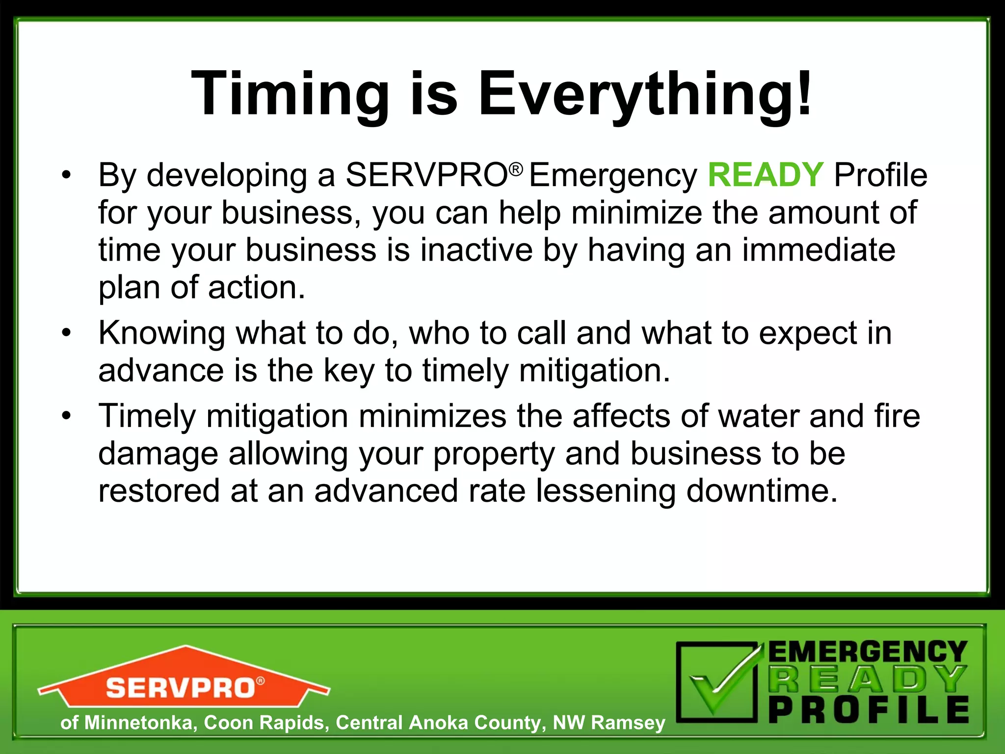 Emergency Ready Profile | PPT