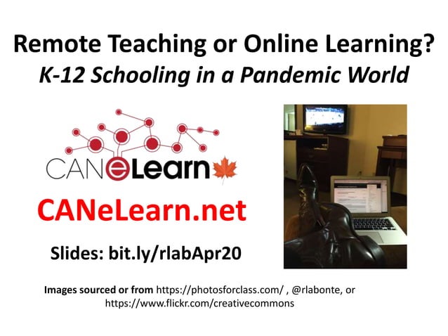 Emergency remote teaching or online learning? | PPT