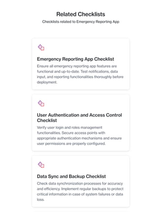 Efficiently report emergencies with our comprehensive Emergency ...