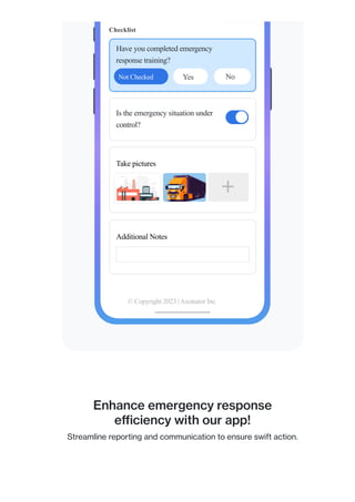 Efficiently report emergencies with our comprehensive Emergency ...