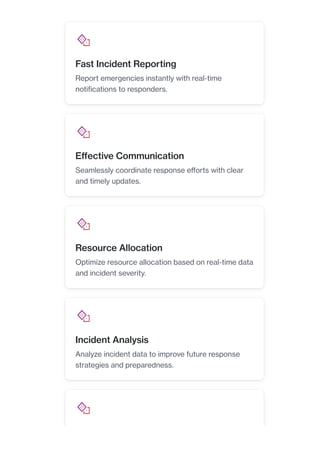 Efficiently report emergencies with our comprehensive Emergency ...