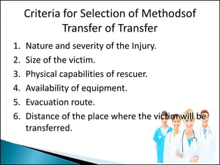 Emergency Rescue and Transfer | PPTX