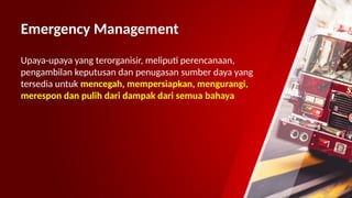 Emergency Responses Plan (ERP) Pada Bencana | PPTX