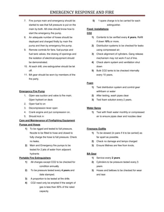 Emergency response | DOCX