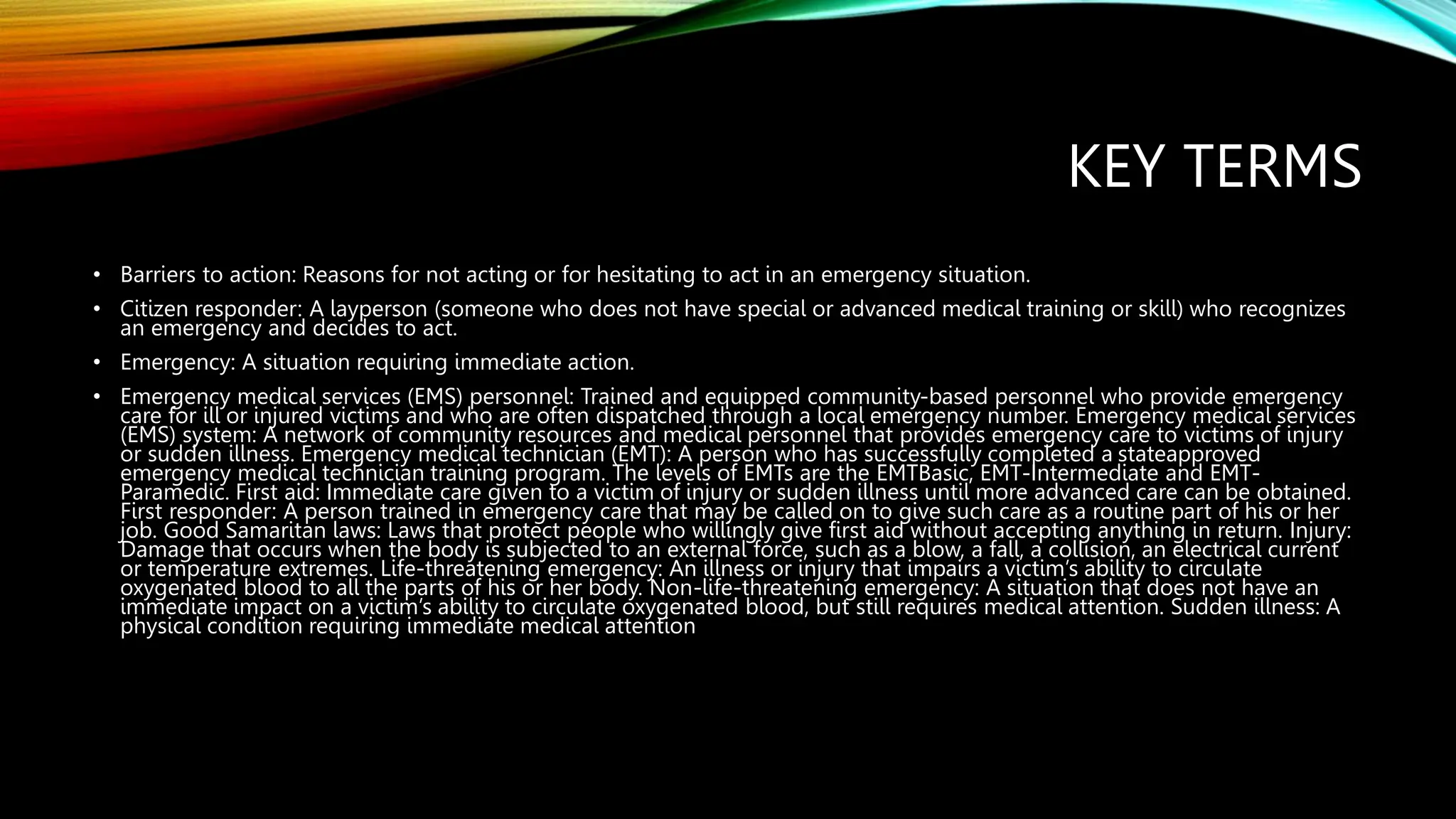EMERGENCY RESPONSE protocols and terminologies.pptx