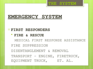 Field Guide and Outline of Emergency Response | PPT