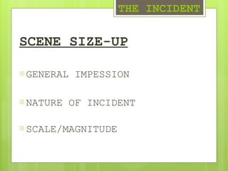 Field Guide and Outline of Emergency Response | PPT