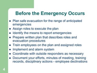 Emergency Response procedure how to report emergency | PDF