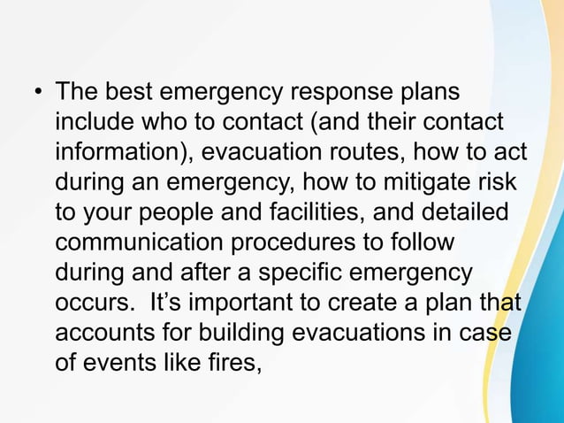 EMERGENCY_RESPONSE_AND_PREPAREDNESS[1].pptx | First Aid | Injuries