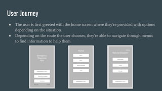 Emergency response app storyboard v1 | PPT