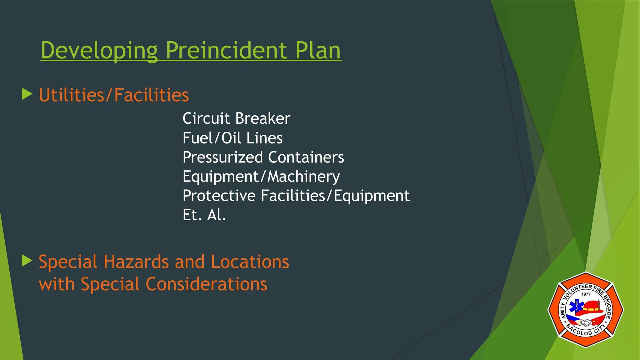 Pre-incident Planning and Incident Action Plan - PowerPoint | PPTX