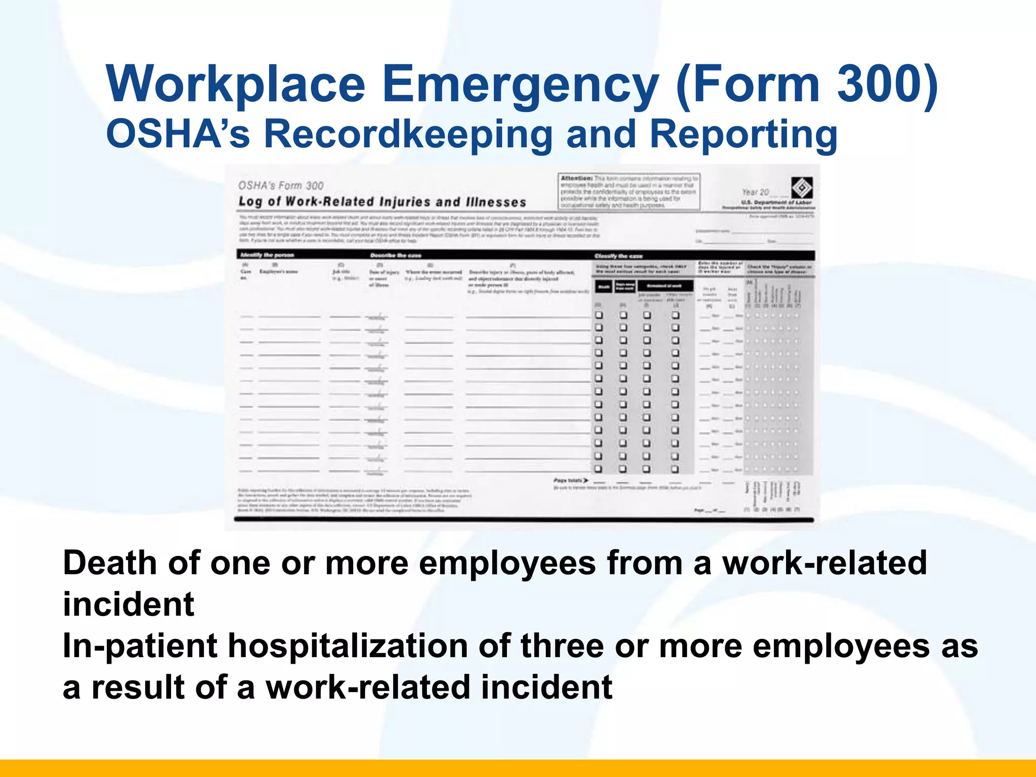 Emergency response osha 2012 | PPSX