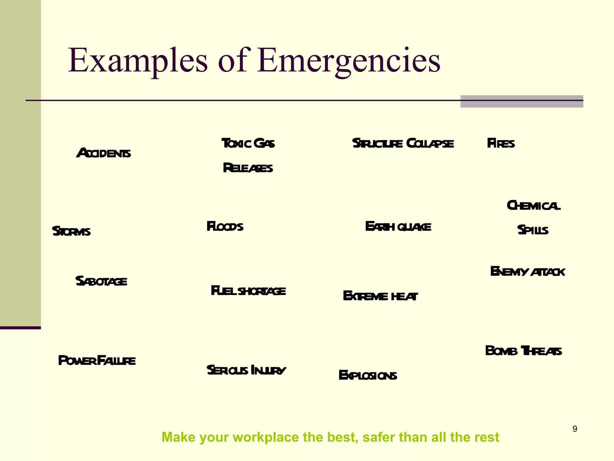 Emergency response planning | PPT