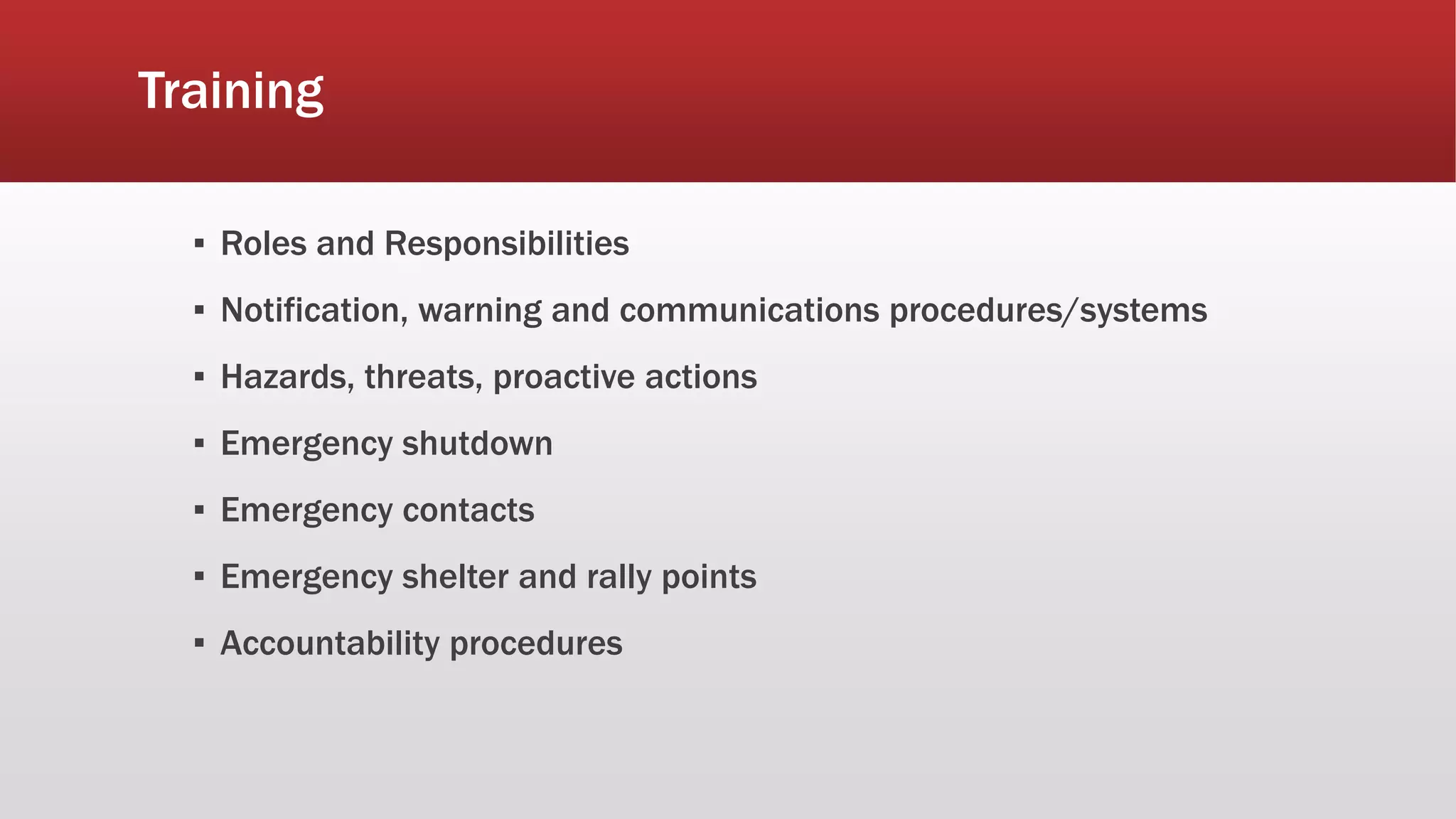 Emergency Response Planning - James Keplar | PPTX