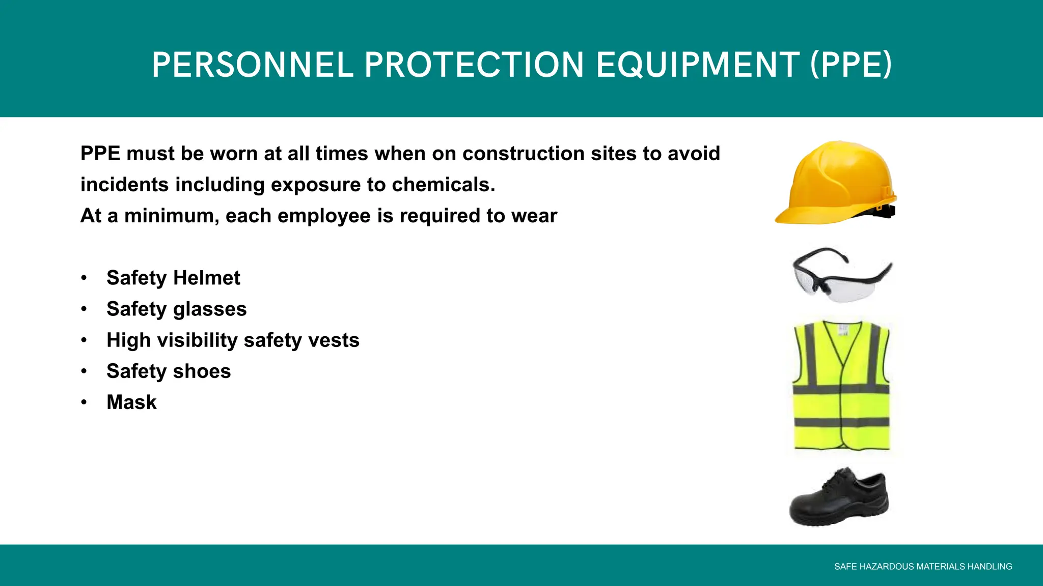 Emergency Response Procedure for Chemical spill management and outline ...