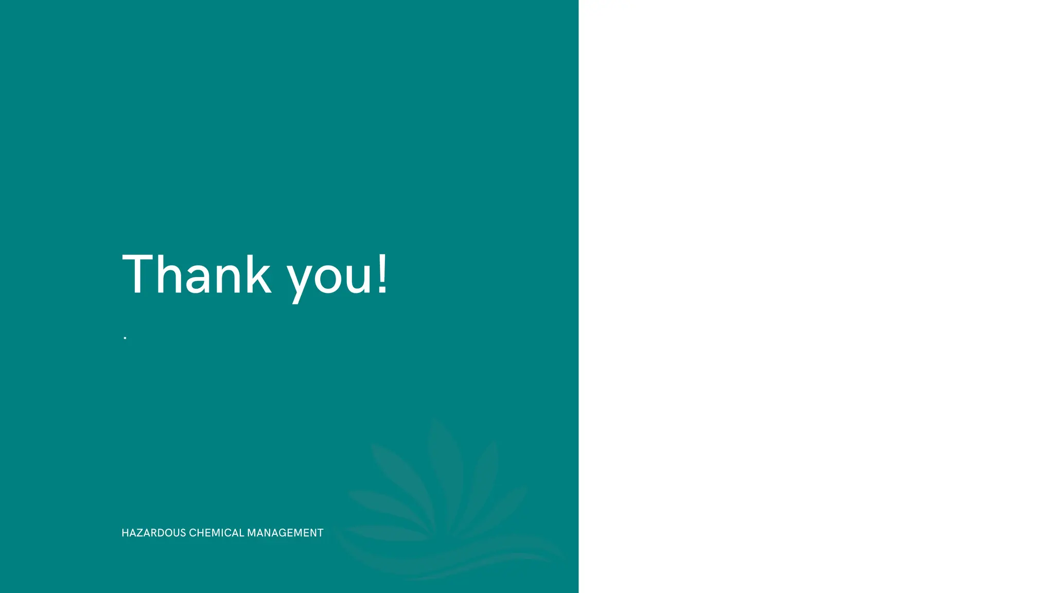 Emergency Response Procedure for Chemical spill management and outline ...