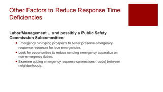 Emergency Response Time Reduction | PPTX