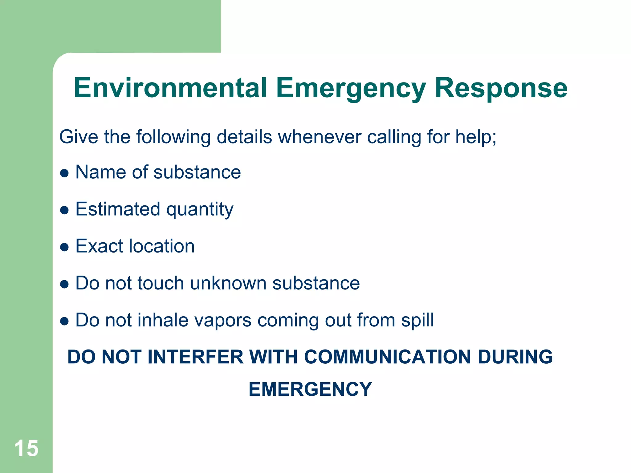 Emergency Response Traning HSE Prsentation HSE Formats.ppt