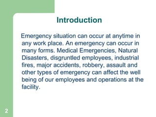 Emergency Response Traning HSE Prsentation HSE Formats.ppt