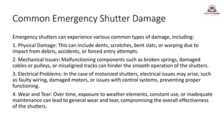 Emergency Shutter Repair in London | PPT