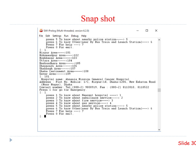 Emergency system AI presentation Using Prolog | PPTX