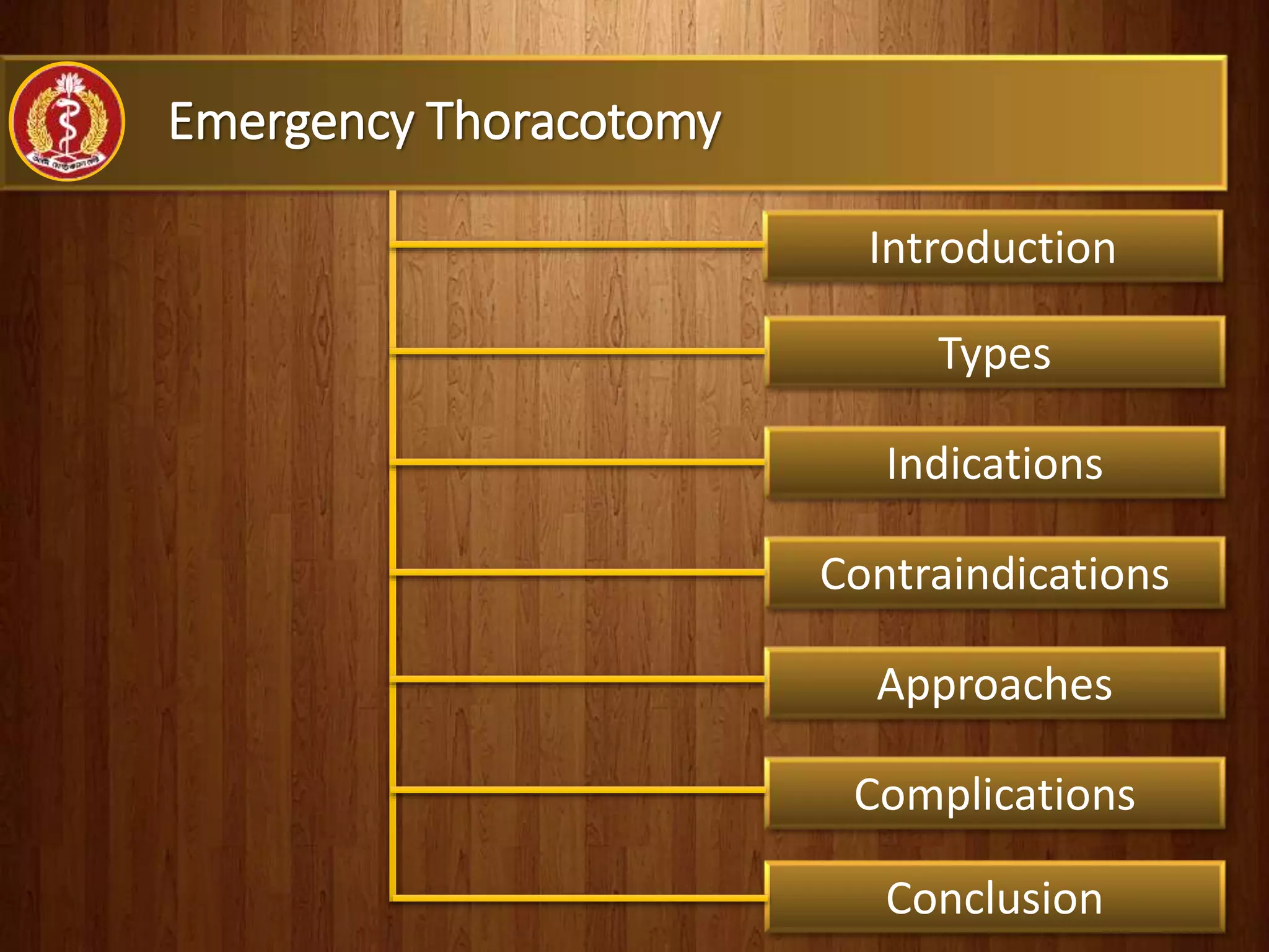 Emergency Thoracotomy | PPT