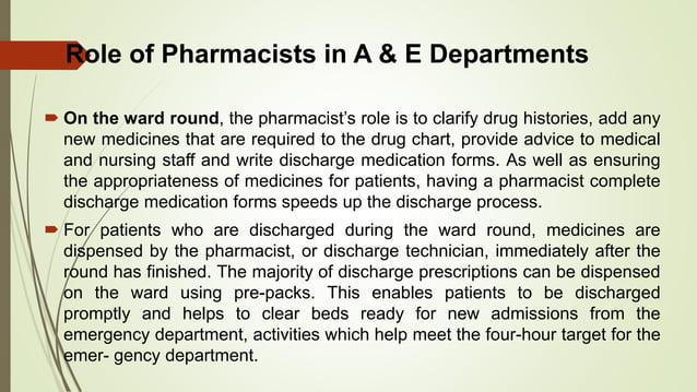 Emergency Treatment and role of pharmacist .pptx | Brain and Nervous ...