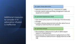 Emergency treatment of anaphylaxis | PPTX