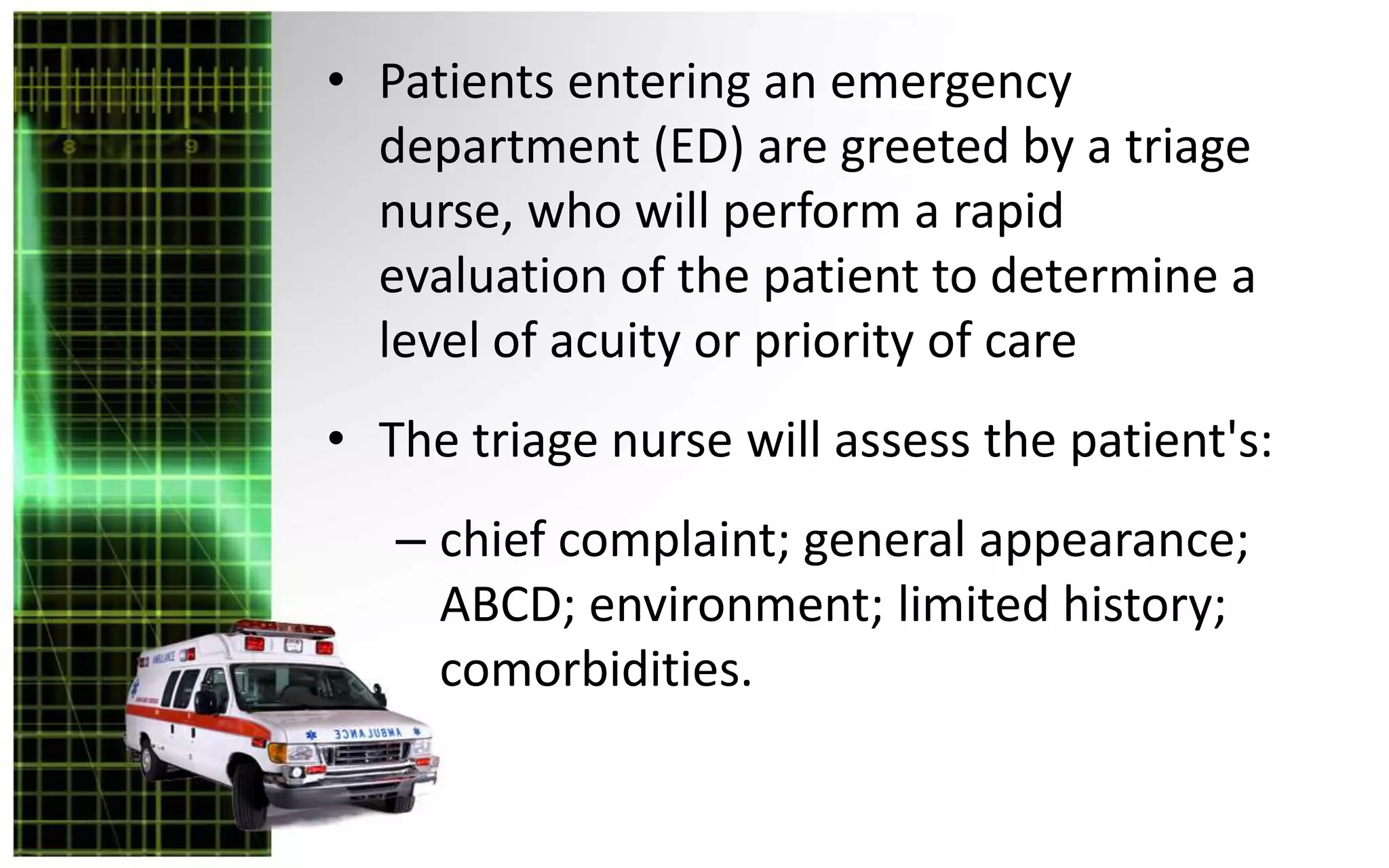 Emergency triage | PPTX