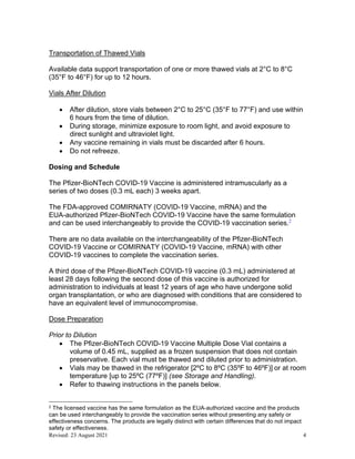 Emergency use full prescribing info hcp fact sheet pfizer | PDF