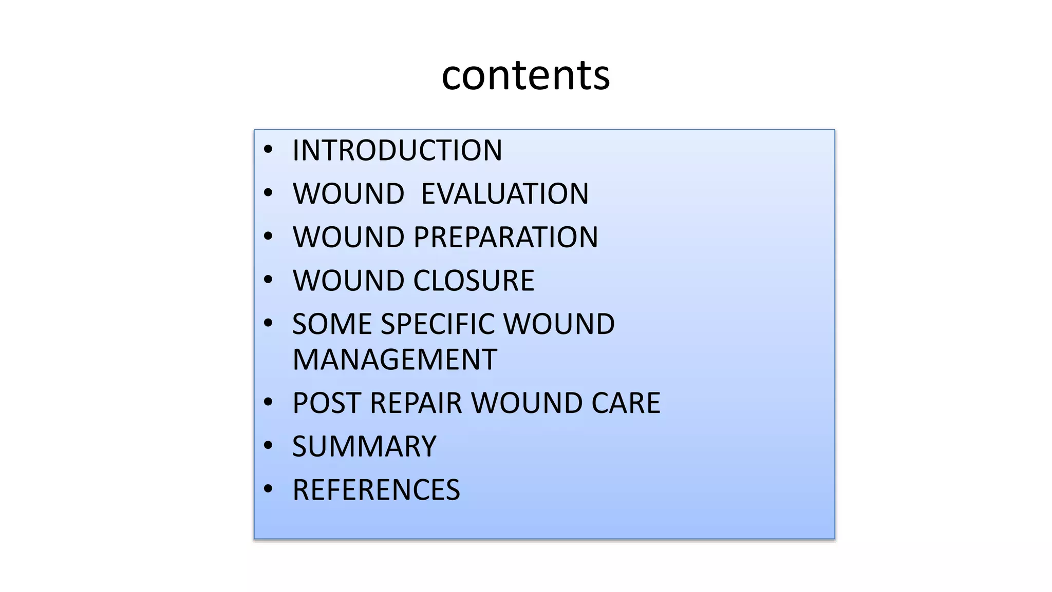 Emergency Wound Management | PPTX