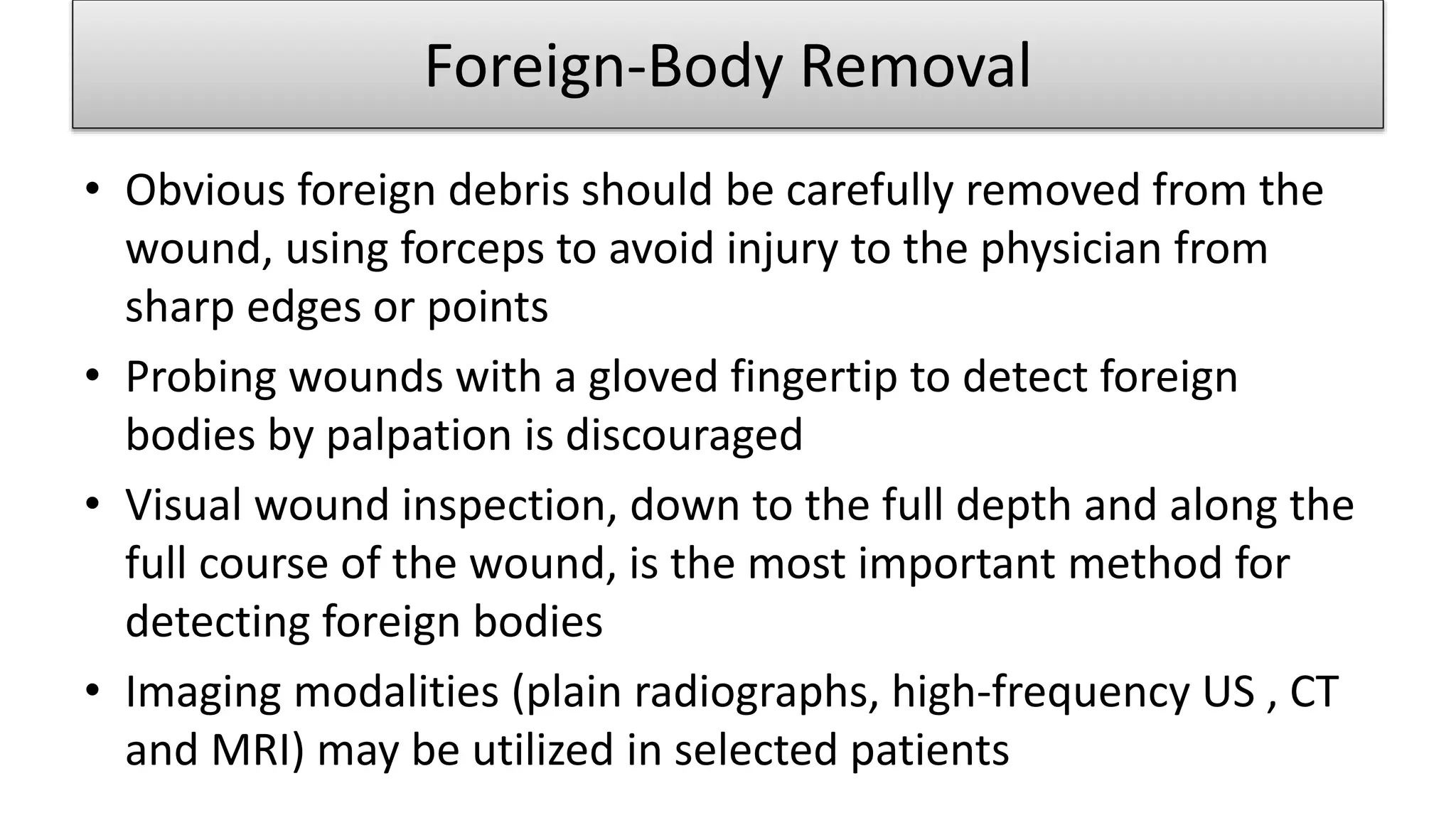 Emergency Wound Management | PPTX