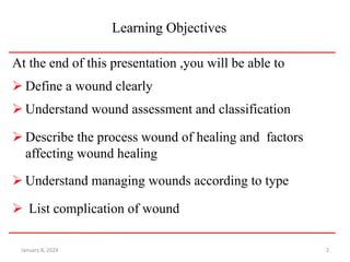 Emergency wound Mgt | PPTX