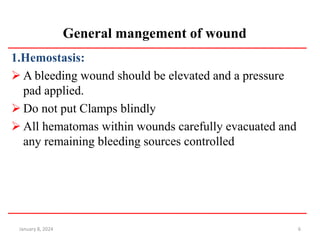 Emergency wound Mgt | PPTX