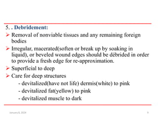 Emergency wound Mgt | PPTX