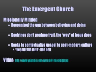 The Emergent Movement | PPT