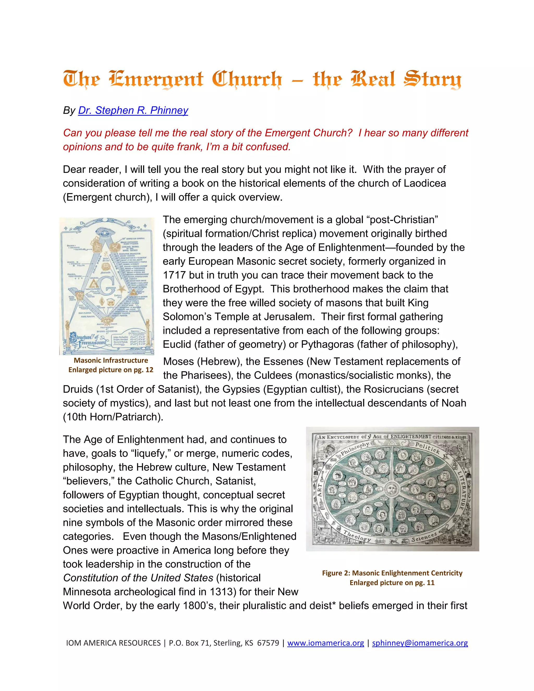 Emergent Church: The Real Story | PDF