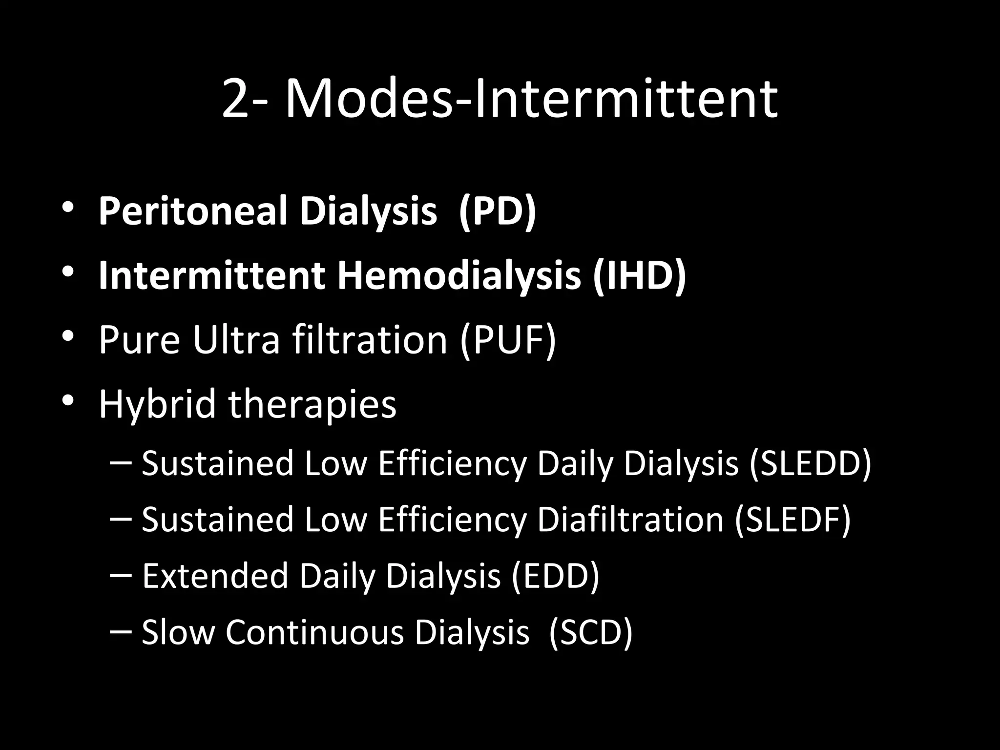 Emergent haemodialysis | PPT