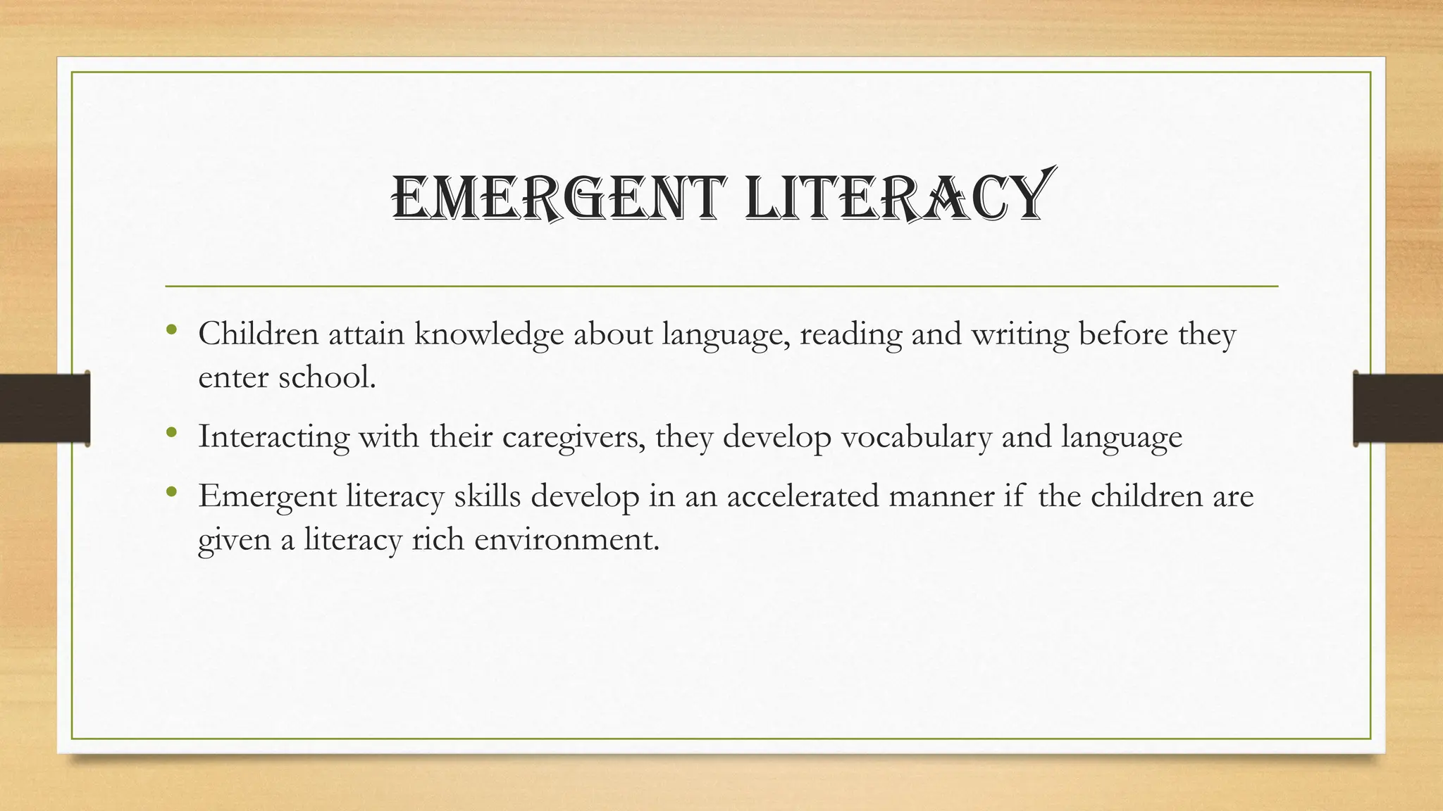 emergent Literacy application in life.pptx