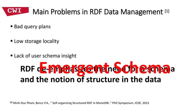 Deriving an Emergent Relational Schema from RDF Data | PPTX | Databases | Computer Software and ...