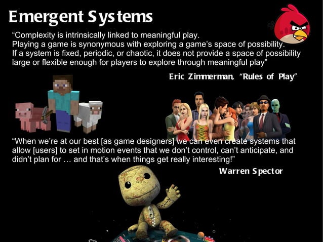 Emergent Systems As A Narrative Device | PPT | Roleplaying Games ...
