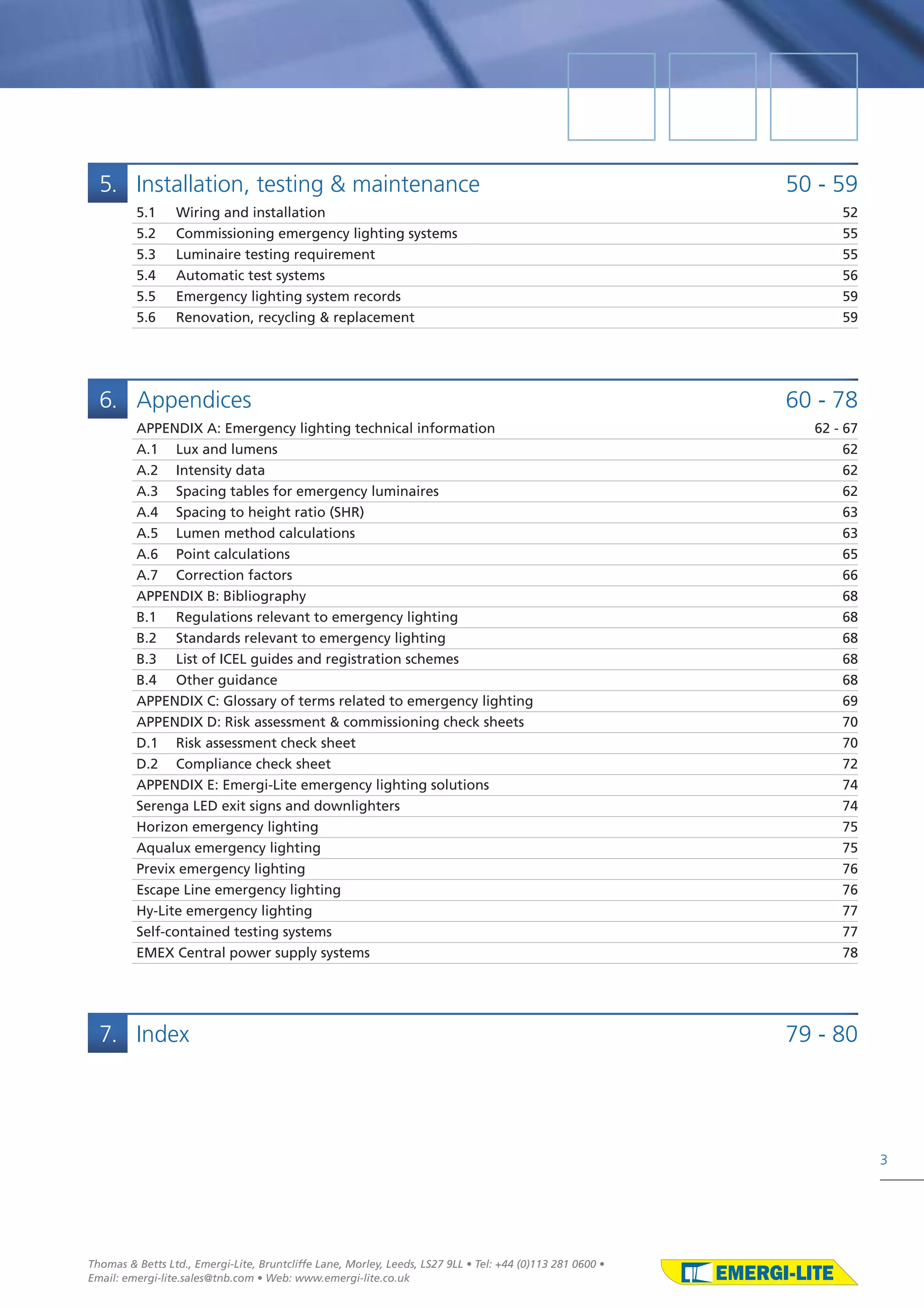 Emergi lite emergency lighting design guide | PDF